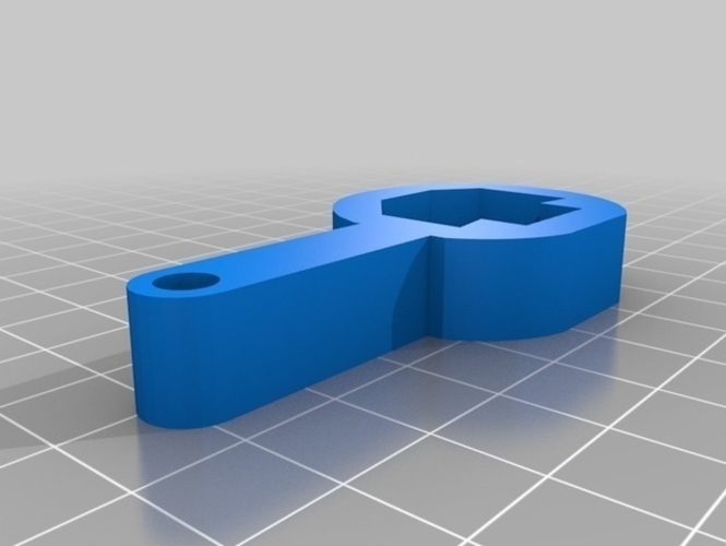 3D Printed H7K G3 type bolt wrench by OldFatFArmerC | Pinshape