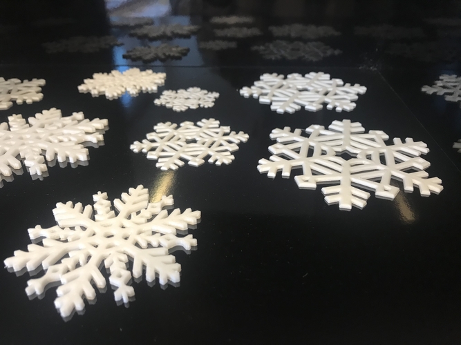 3D Printed Snowflake By Mirson3Dprint Pinshape