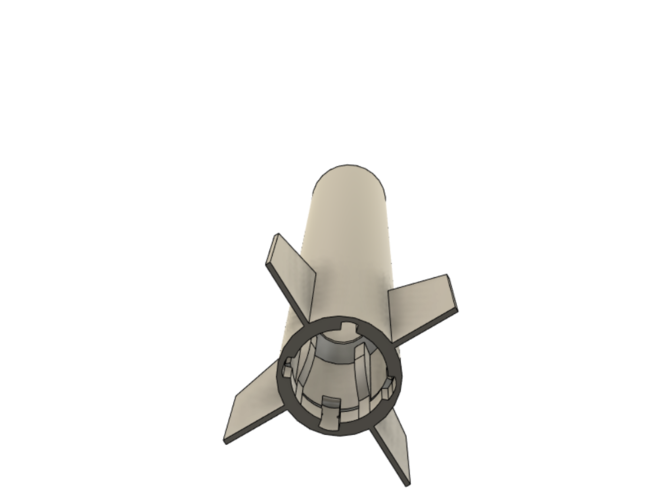 3D Printed Rocket by Rocketman | Pinshape