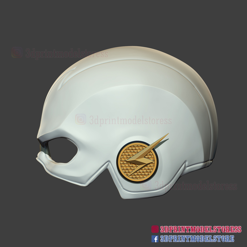 The Flash Season 5 Helmet Cosplay Costume 3D print model - Pinshape