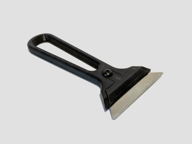 3D Printed Razor Blade Scraper by The3Designer | Pinshape