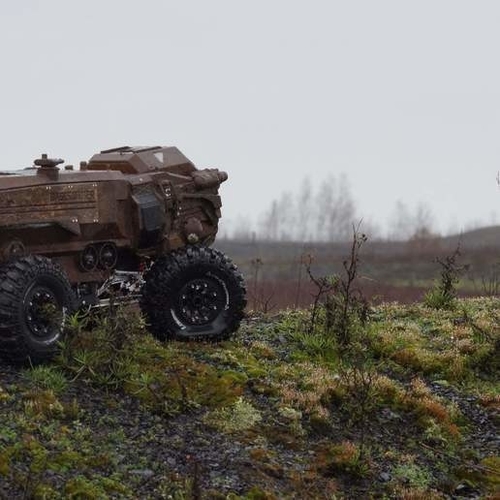 3D Printed axial wraithrover martian scale crawler rc by nicolas manier ...