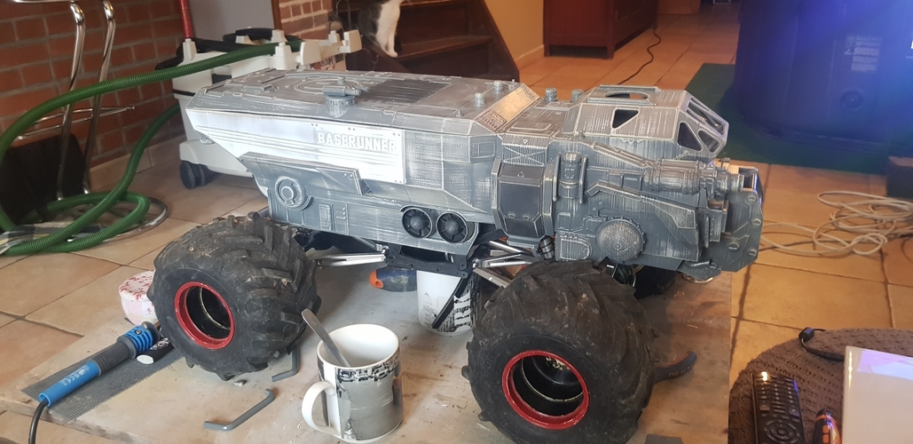 3D Printed axial wraithrover martian scale crawler rc by nicolas manier ...