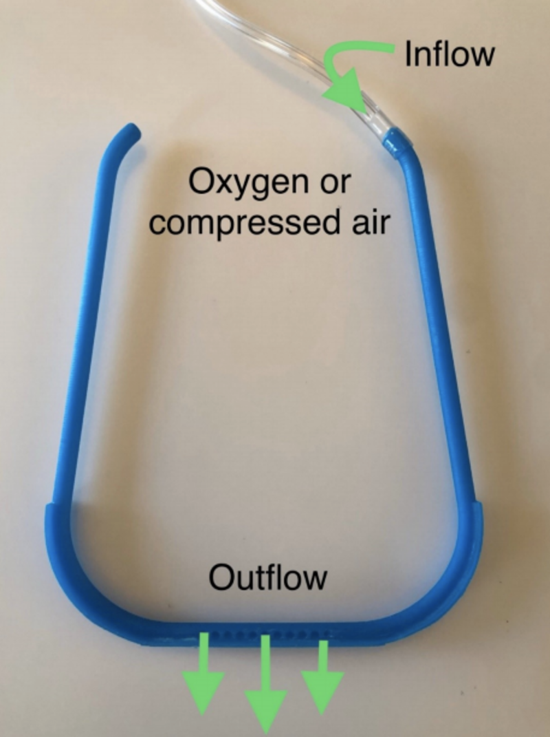 OxyFrame Ventilated Face Mask Frame - Pinshape