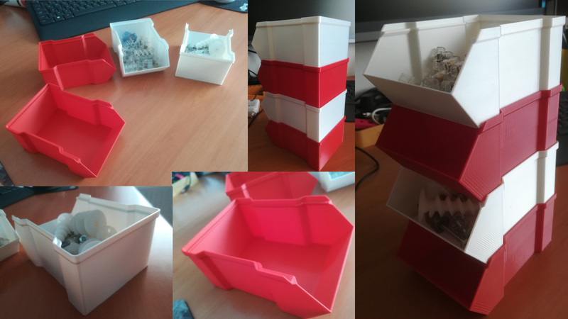 Stacking box - Pinshape