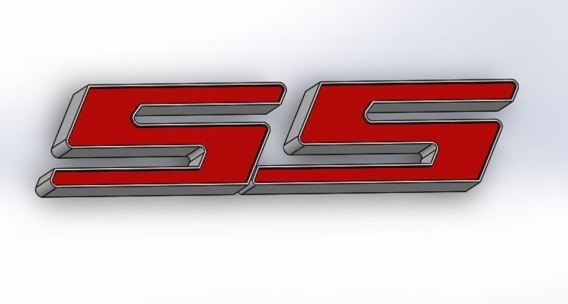 Chevy Super Sport Auto Badge - Pinshape