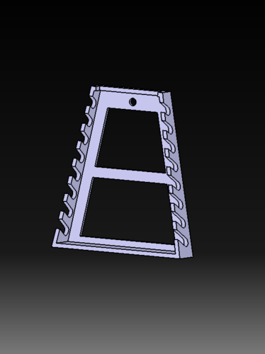 3D Printed Storage model for flat keys by Tom Brunel | Pinshape