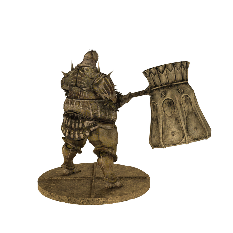 Executioner Smough Low-poly 3D model - Pinshape