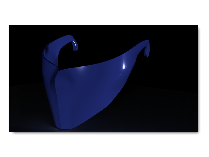 Modern Style Face Mask 4 - Pinshape
