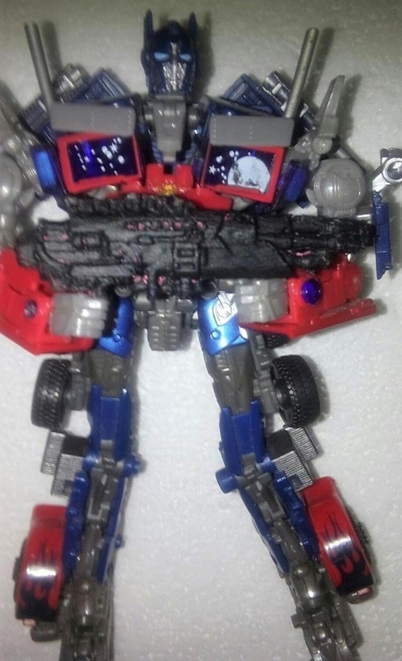 Transformers DOTM AOE Optimus Prime Tri-Barrel Blaster - Pinshape
