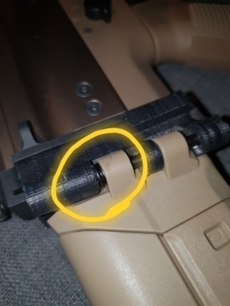 The UGG boot Killer - ICS ACR Stock Adapter for SCAR - Pinshape