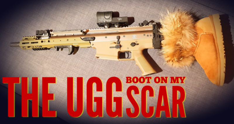The UGG boot Killer - ICS ACR Stock Adapter for SCAR - Pinshape