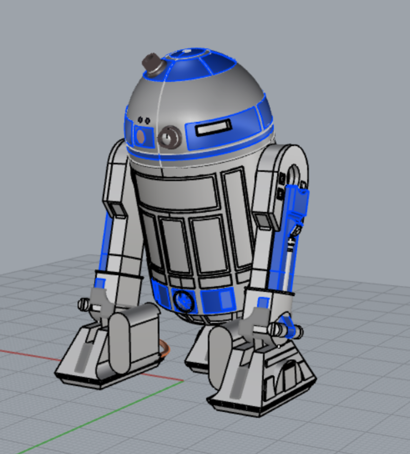 R2-D2 - Pinshape