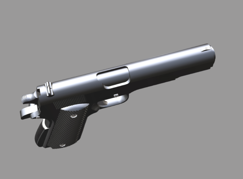pistola colt - Pinshape