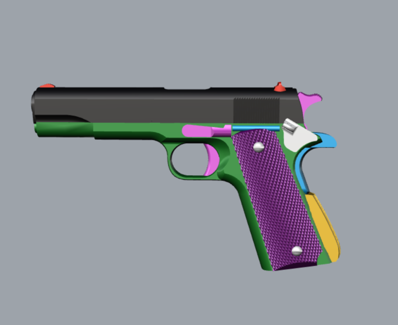 pistola colt - Pinshape