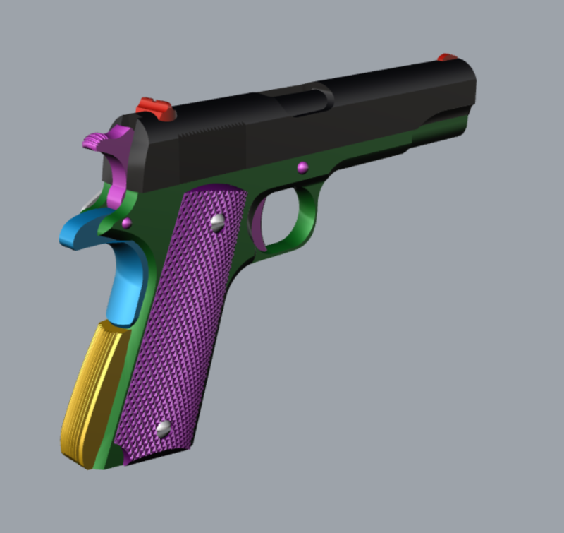 pistola colt - Pinshape