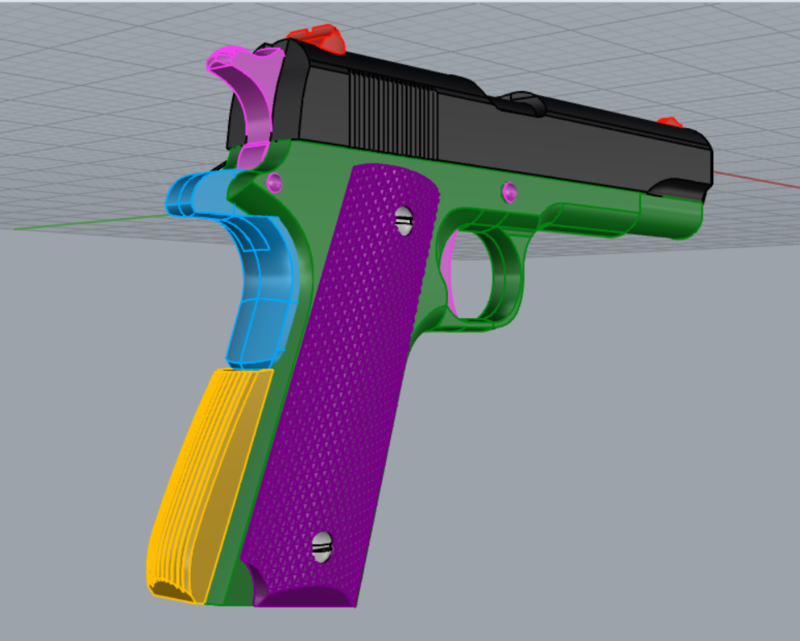 pistola colt - Pinshape