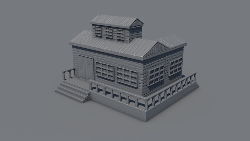 HO SCALE WAREHOUSE TRAIN - Pinshape