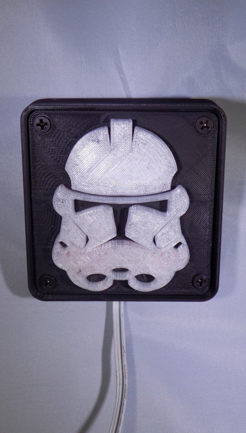 StormTrooper LED Light/Nightlight - Pinshape