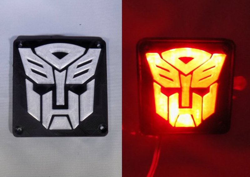 Autobot Transformers LED Nightlight/Lamp - Pinshape