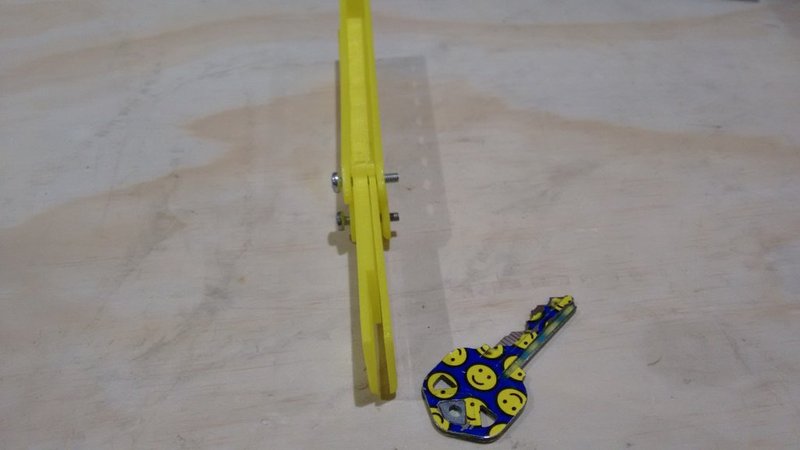 Butterfly Knife Key Holder - Pinshape