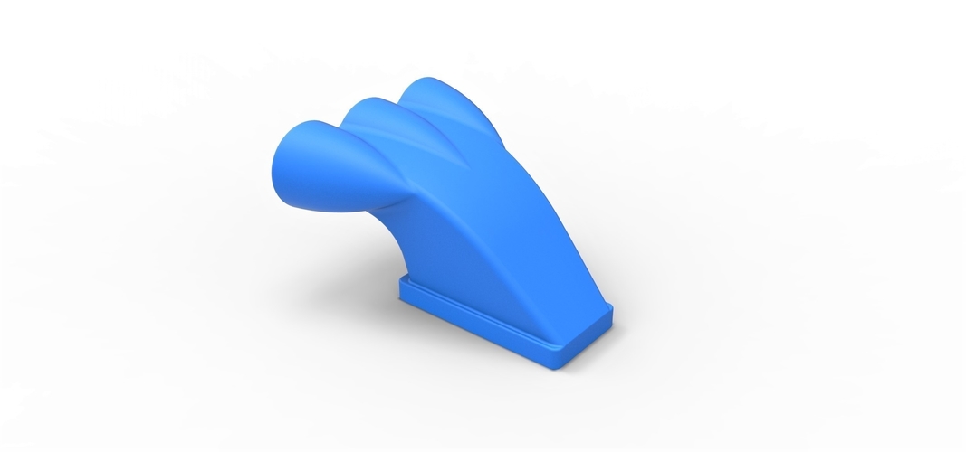 3D Printed Air intake 2 Scale 1 to 25 by TechItemsRock | Pinshape
