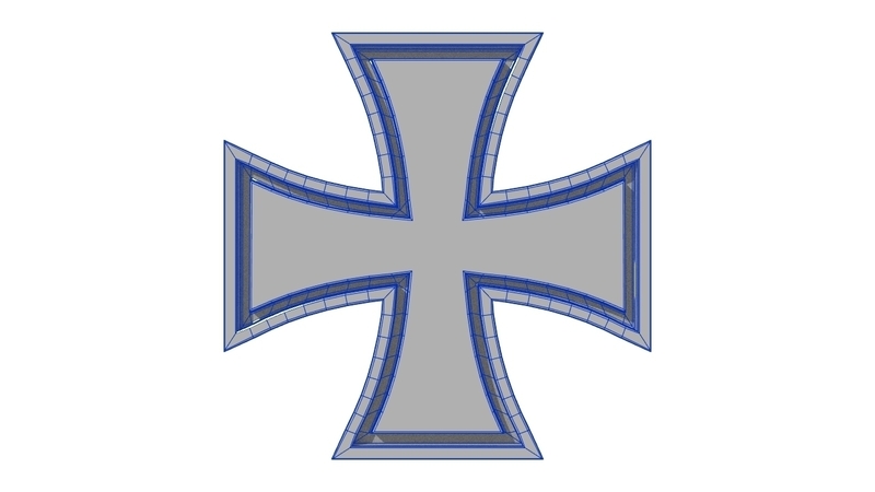 iron cross - Pinshape