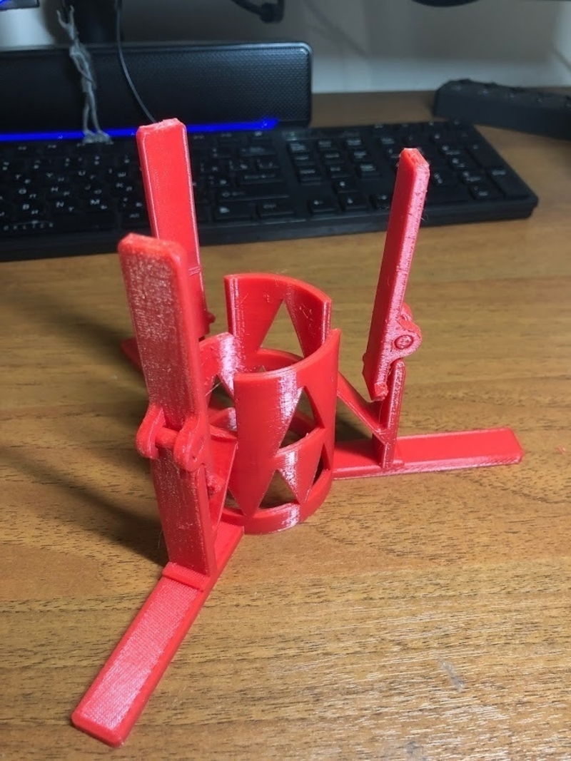 Foldable spool for the plastic - Pinshape