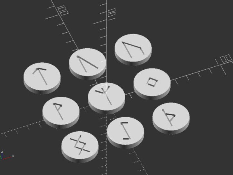 rune stones - Pinshape