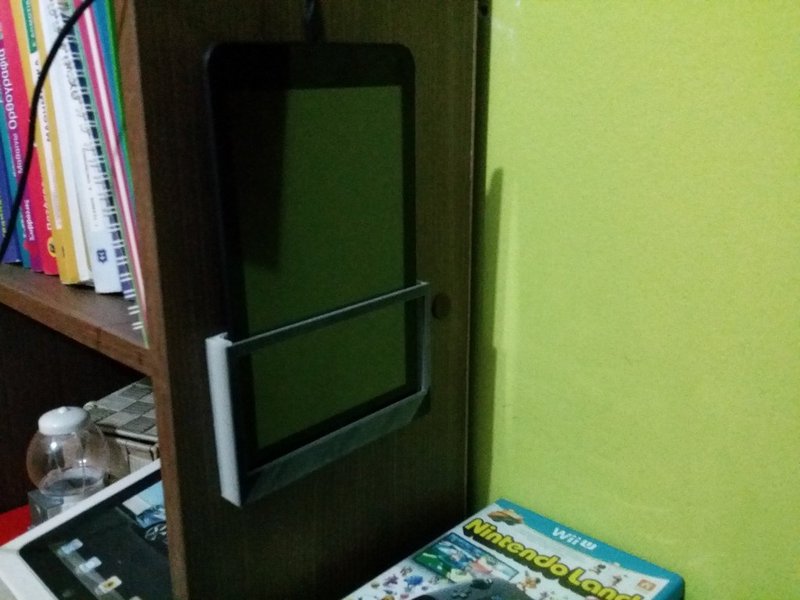 Simple wall mount tablet holder - Pinshape