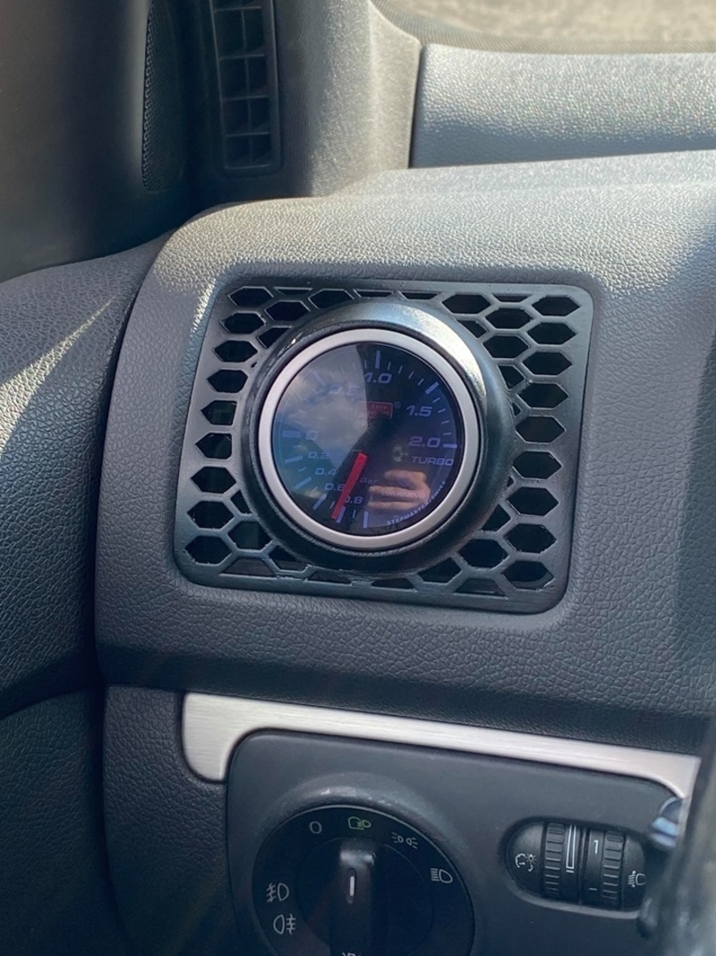VW Golf 5/Jetta Gauge Pod 58mm (52mm with adapter) - Pinshape
