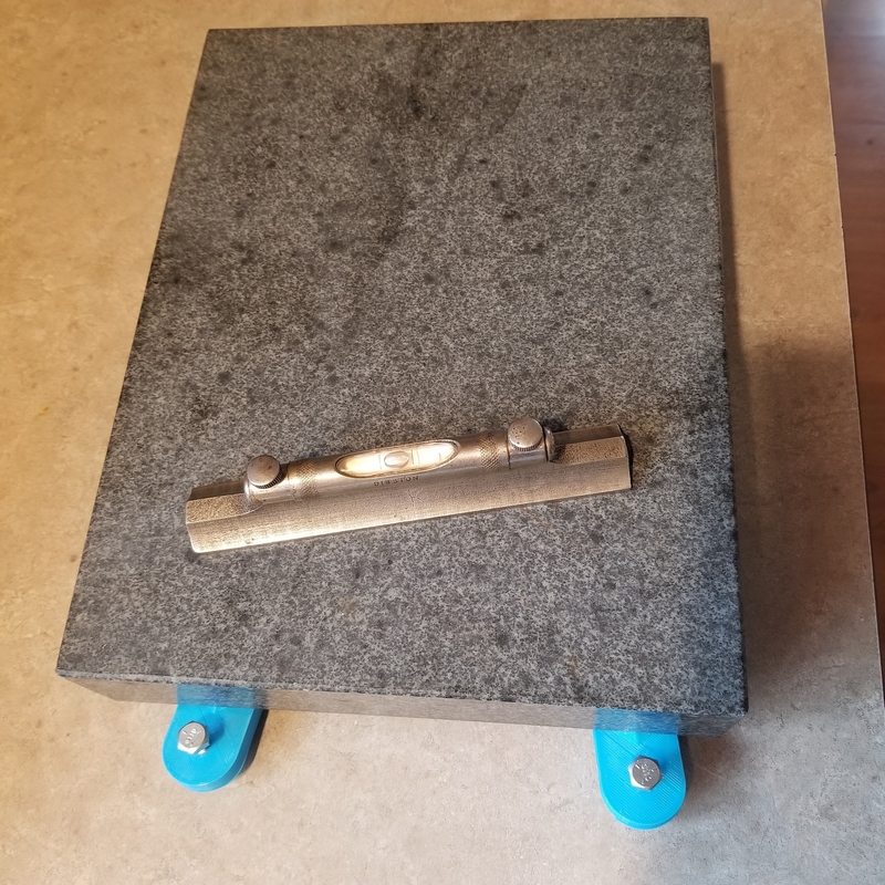 Surface plate leveling feet. - Pinshape