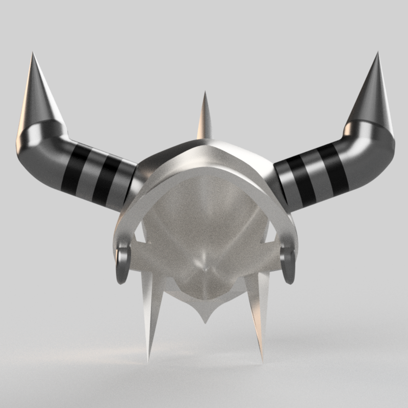 3d printable Digimon Inspired WarGreymon helmet - Pinshape