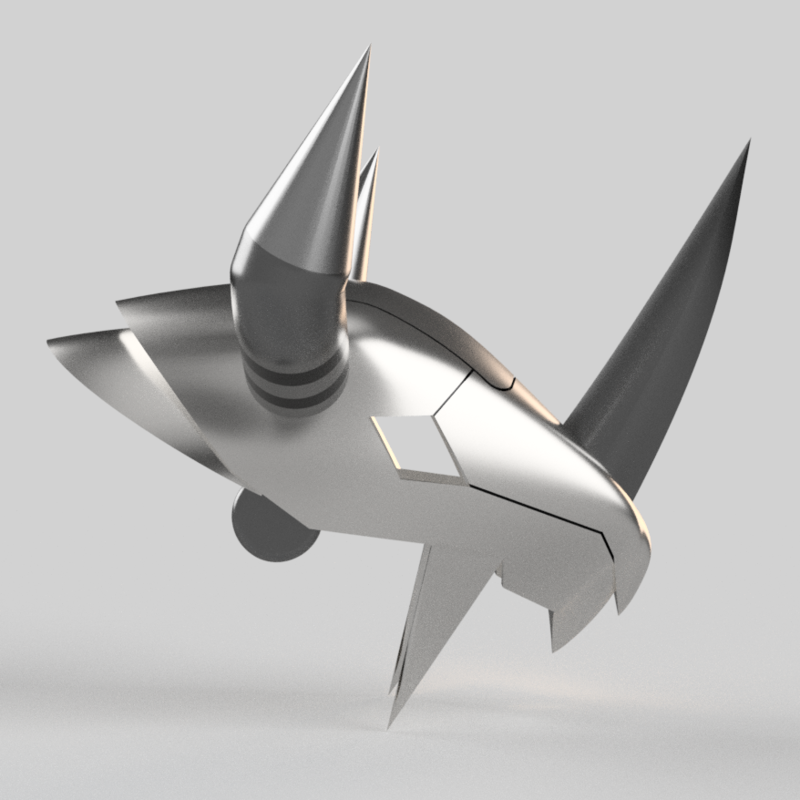 3d printable Digimon Inspired WarGreymon helmet - Pinshape