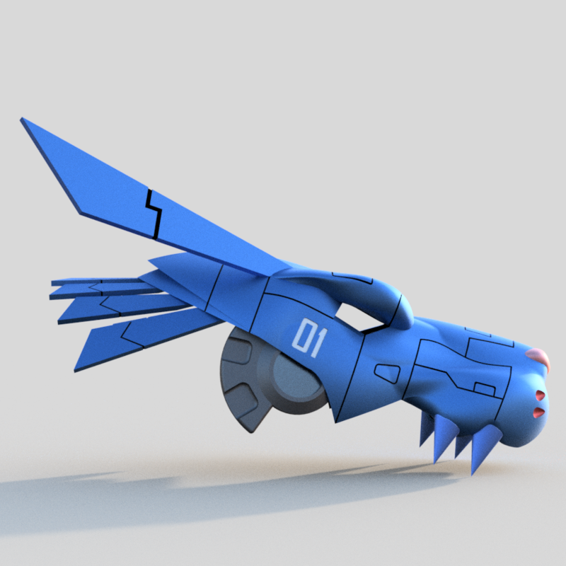 Metal Garurumon 3d print able Digimon helmet STL file - Pinshape