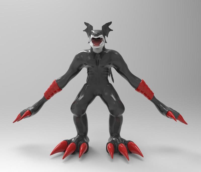Creature Devil Action Figure Statue - Pinshape