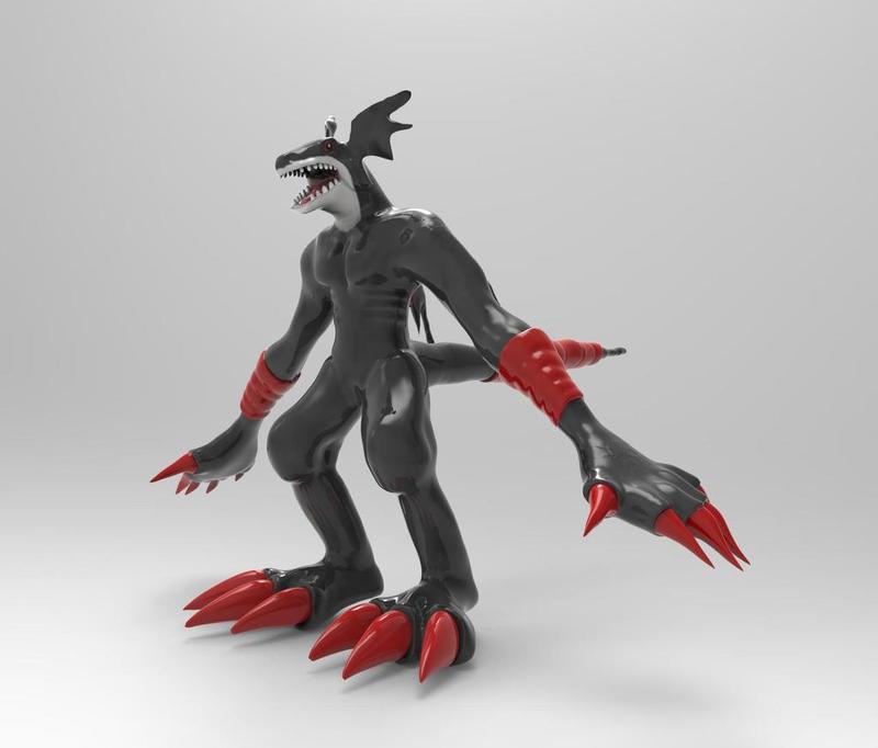 Creature Devil Action Figure Statue - Pinshape