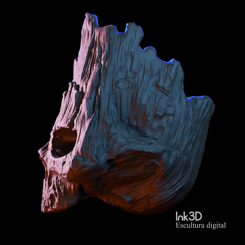 Groot skull - Pinshape