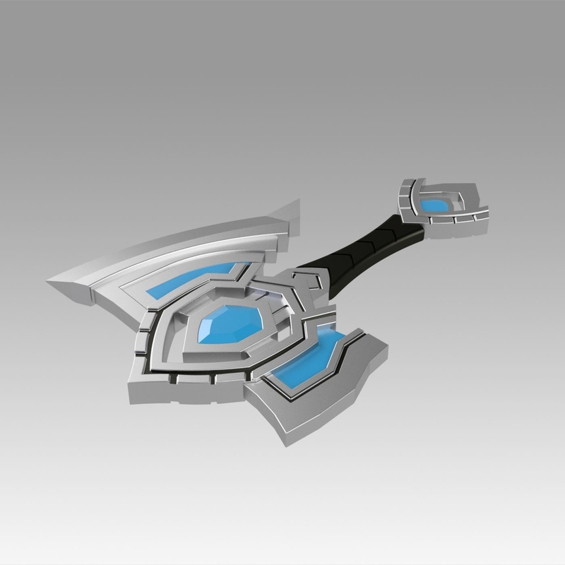 World Of Warcraft Shadowlands Axe Bastion Cosplay - Pinshape