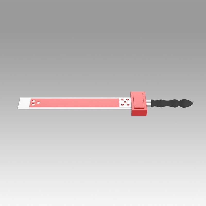 Guilty Gear Sol Badguy Sword Cosplay Weapon Prop - Pinshape