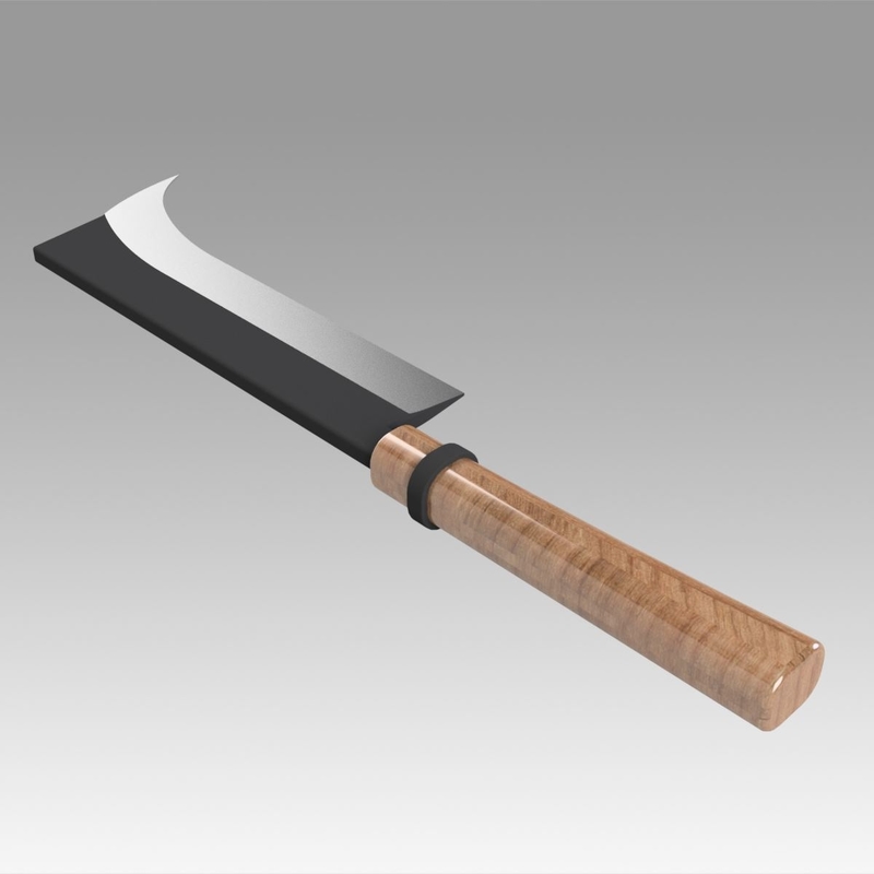 Higurashi When They Cry Rena Ryugu Sword Cosplay Weapon Prop - Pinshape