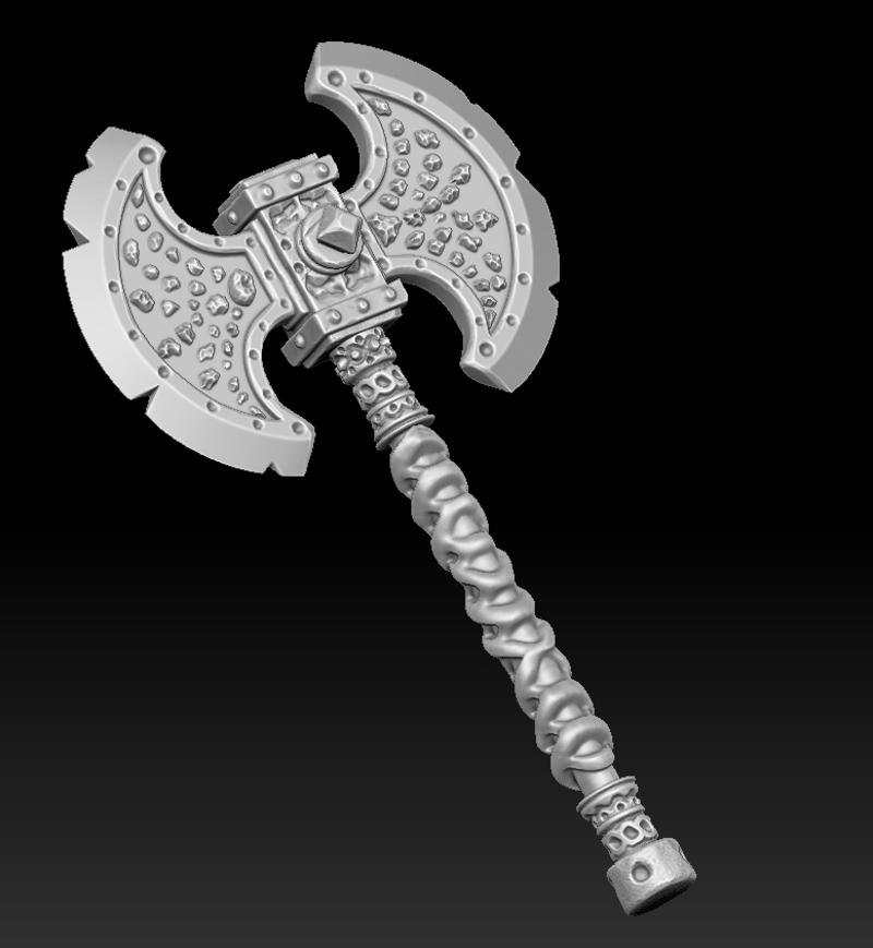 Blood axe - Pinshape
