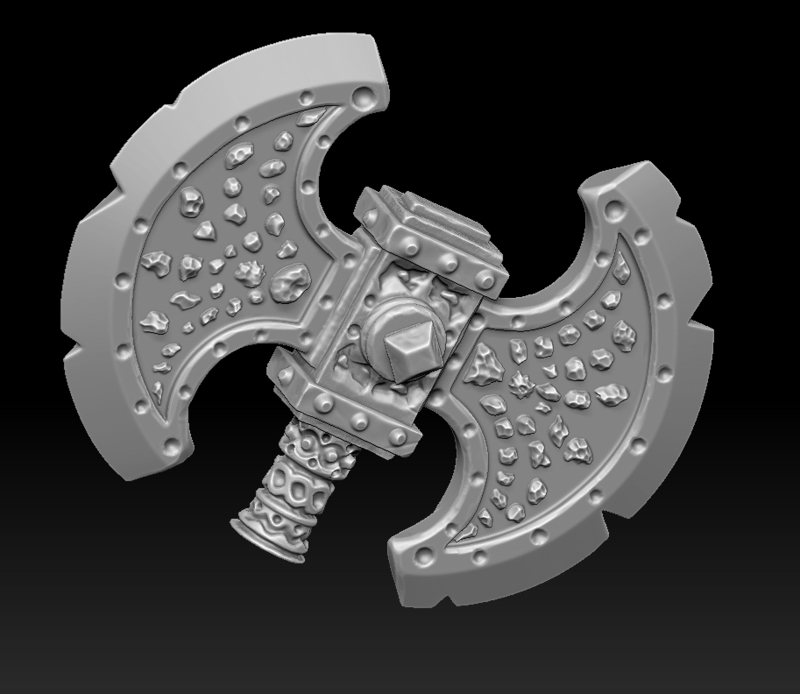 Blood axe - Pinshape