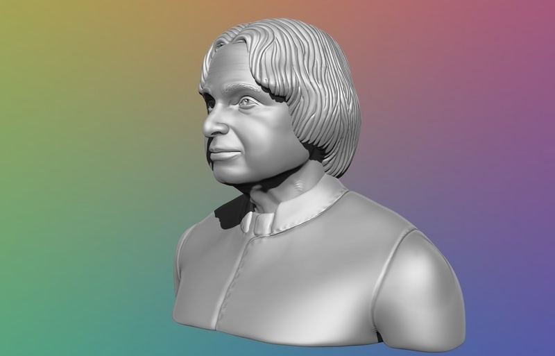 Abdul Kalam - 3D Model - Pinshape