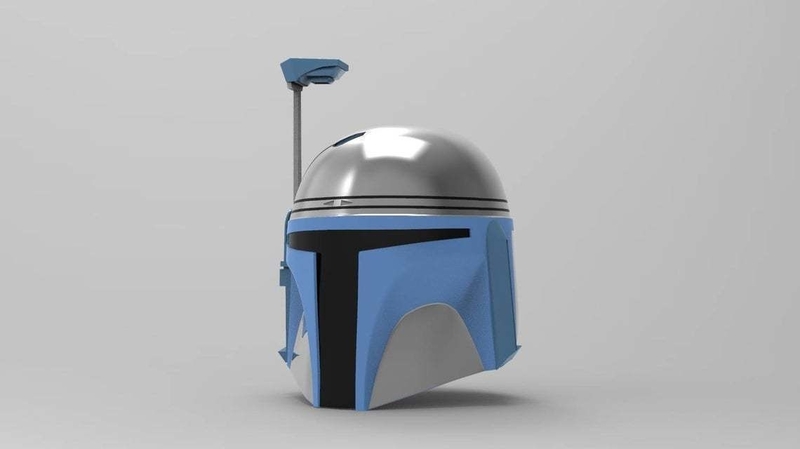 Jango Fett helmet STL file for 3d print - Pinshape