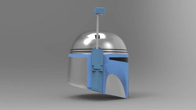 Jango Fett helmet STL file for 3d print - Pinshape