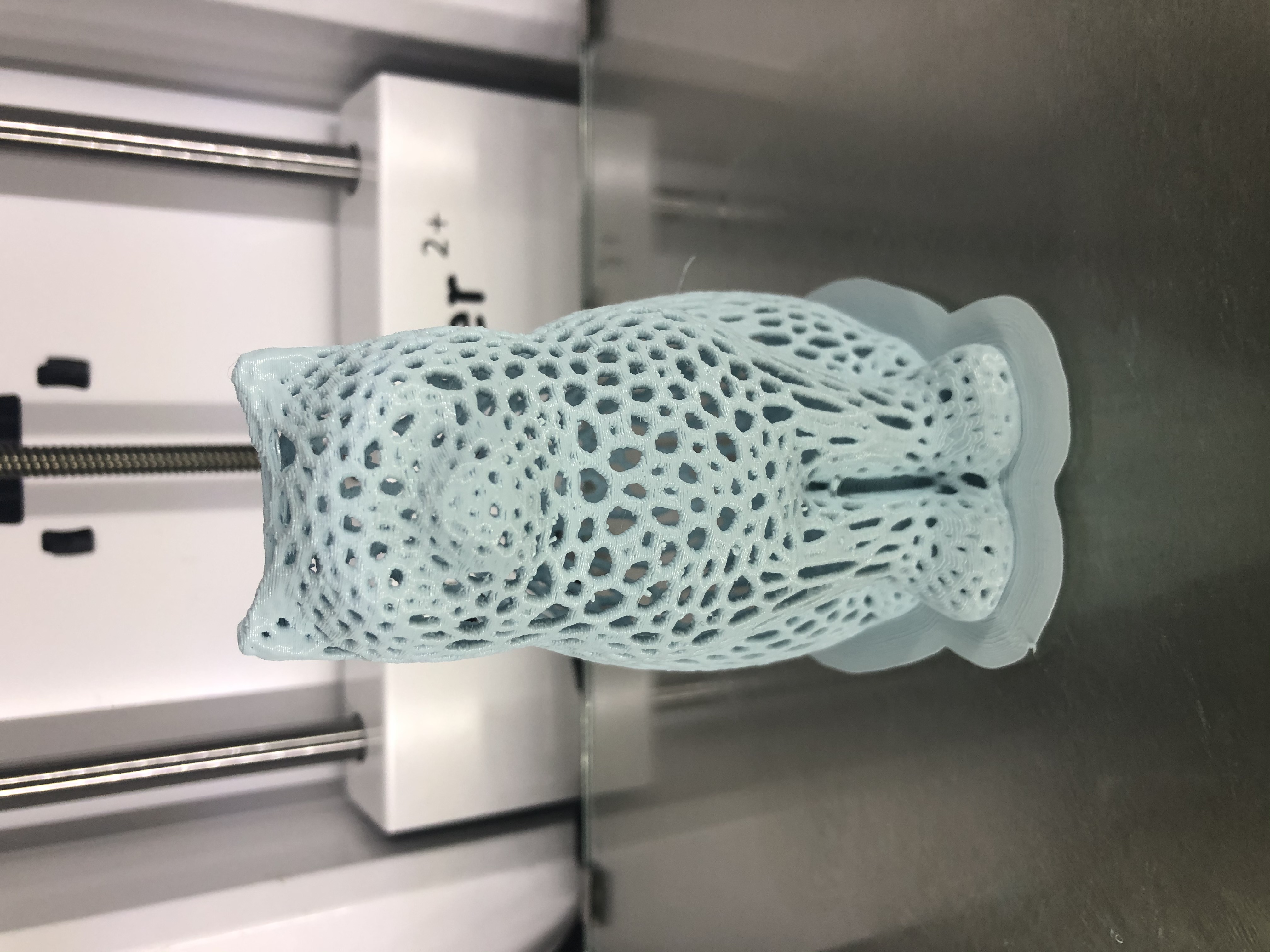 3d Printed Laser Cat Remix Voronoi Pattern By Idealab Pinshape