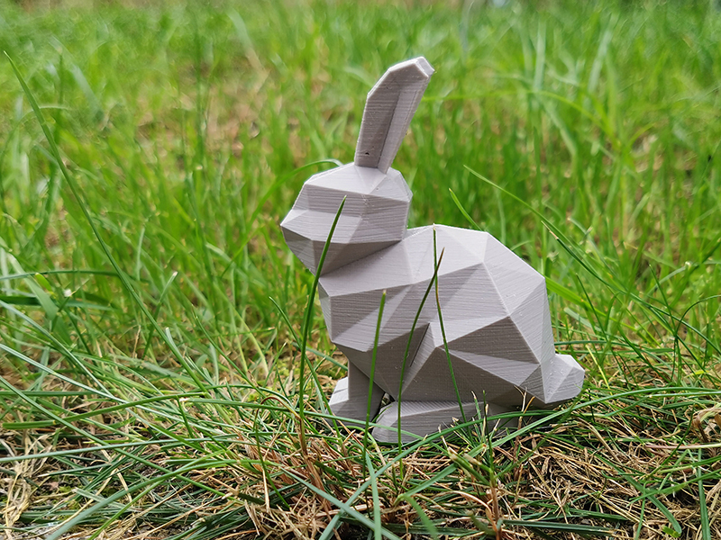 Low poly rabbit - Pinshape