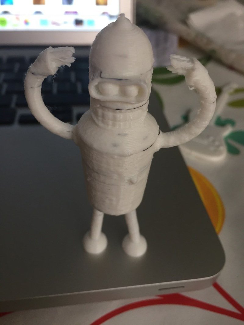 Bender from Futurama Keychain - Pinshape
