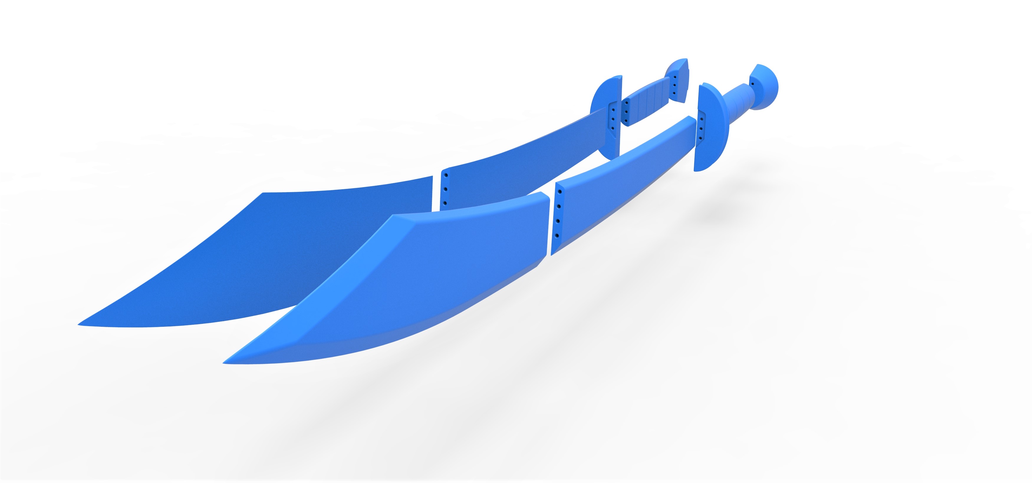 3D Printed Zuko dual swords from Avatar TV series by CosplayItemsRock ...